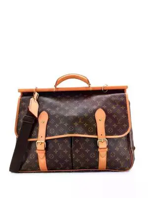 LOUIS VUITTON Monogram Canvas Sac Chasse Travel Bag