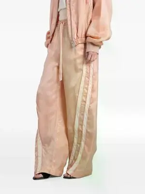 B1ARCHIVE Rose Pink Satin Side Stripe Track Pants