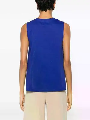 PSOPHIA Sleeveless Crew-neck Cotton Tank Top