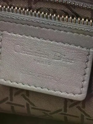 Dior Lambskin Cannage Lady Satchel - Grey