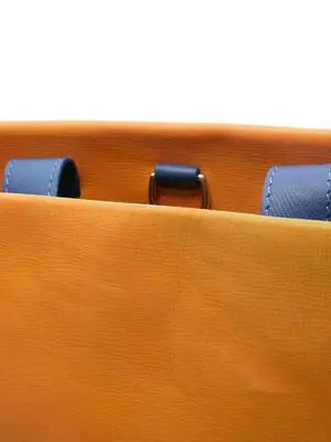 LOUIS VUITTON Mini Calfskin Shopper Tote Satchel - Orange