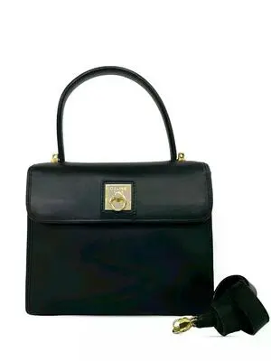 Celine 2013 Leather Satchel - Black