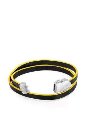 Tateossian Double-wrap Leather Bracelet