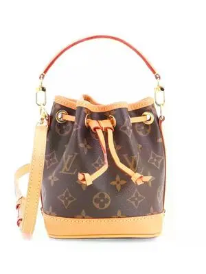 LOUIS VUITTON Noe Nm Handbag Monogram Canvas - Brown