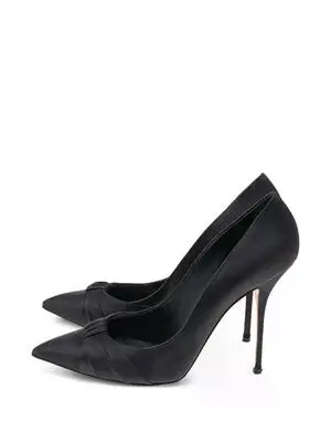 Casadei Pleated Satin Pumps
