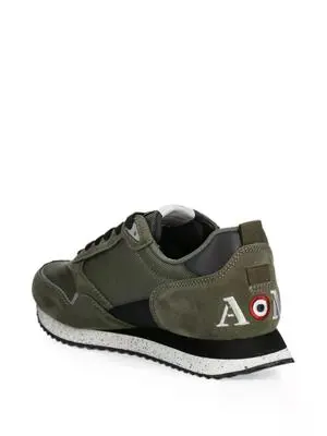 AERONAUTICA MILITARE Logo Appliqué Lace-up Low-top Sneakers