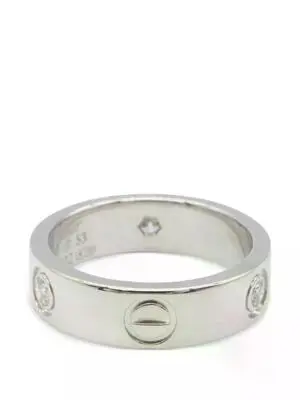 Cartier 18k White Gold Diamond Ring - Silver