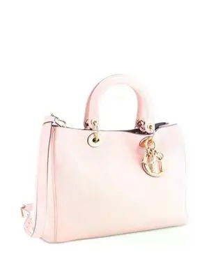 Dior Diorissimo Pebbled Leather Medium Tote Bag