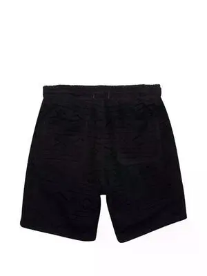 HONOR THE GIFT Pointelle Crochet Shorts - Black