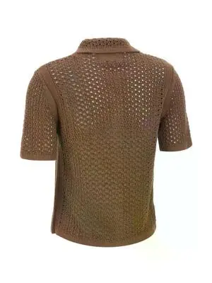 MC2 SAINT BARTH Crochet Knit Shirt