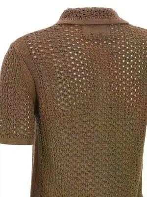 MC2 SAINT BARTH Crochet Knit Shirt