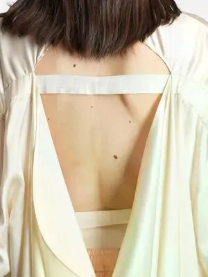 B1ARCHIVE Open-back Satin Shirt