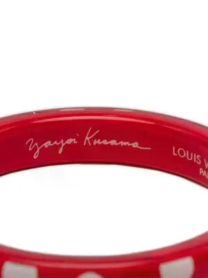 LOUIS VUITTON Yayoi Kusama Infinity Dots Resin Bangle Pm