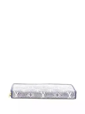 LOUIS VUITTON Zippy Wallet Monoglam Jacquard Canvas Small Wallets