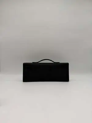 Hermès Kelly Epsom Leather Clutch With Gold Hardware - Black