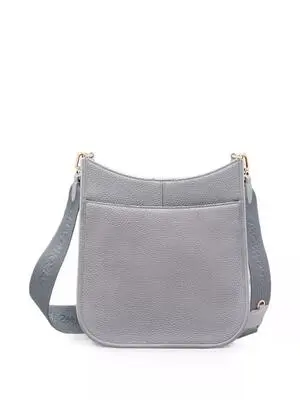 MAISON DE SABRE Grained Leather Saddle Bag - Grey