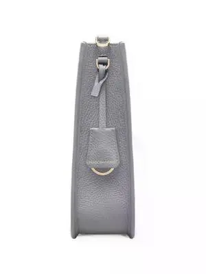 MAISON DE SABRE Grained Leather Saddle Bag - Grey