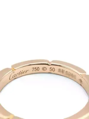 Cartier Maillon Panthère Diamond Ring In 18k Rose Gold