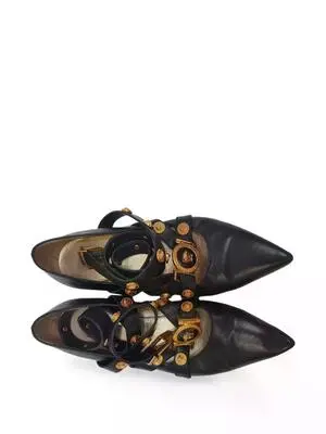 Versace Medusa Head Ballet Flats