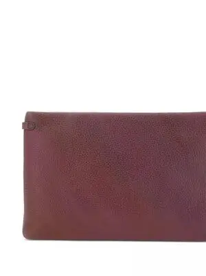 GIANNI CHIARINI Hermy Hammered Leather Clutch Bag
