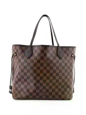 LOUIS VUITTON Damier Neverfull Mm Tote Bag - Brown