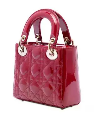 Dior Mini Lady Satchel - Red