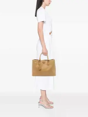 Prada Saffiano Lux Galleria Zip Tote Bag