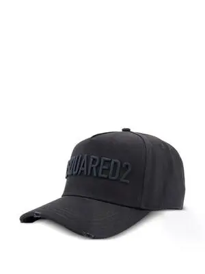 Dsquared2 Distressed Logo-patch Baseball Cap