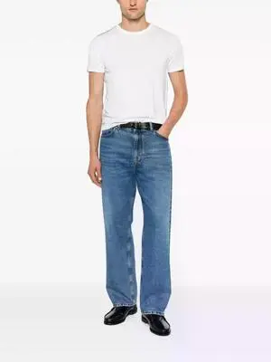 JEORDIE'S Crew-neck Short-sleeve Cotton T-shirt