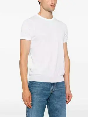 JEORDIE'S Crew-neck Short-sleeve Cotton T-shirt