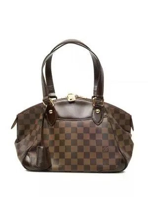 LOUIS VUITTON Damier Ebene Verona Pm Handbag - Brown