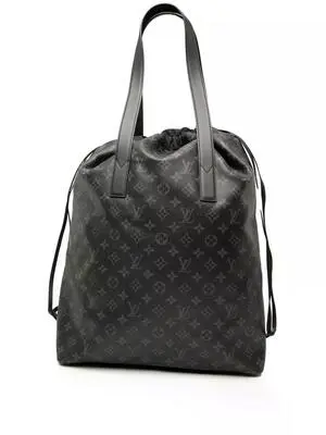 LOUIS VUITTON Monogram Eclipse Cabas Light Tote Bag - Black