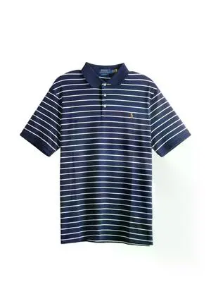 Polo Ralph Lauren Horizontal-stripe Polo Shirt - Blue