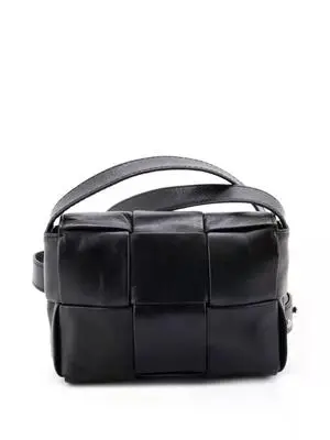 BOTTEGA VENETA Bottega Veneta Cassette Maxi Intrecciato Leather Candy Crossbody Bag