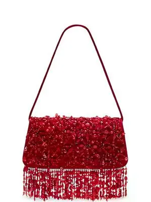 Cult Gaia Idalia Shoulder Bag - Red