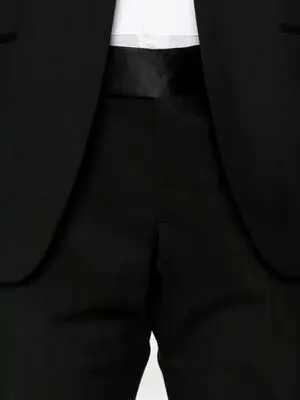 Emporio Armani Satin-trim Peak-lapel Suit