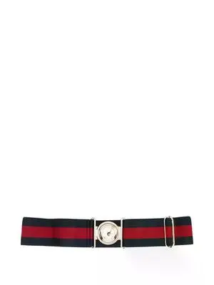 Gucci Web Interlocking G Belt - Blue