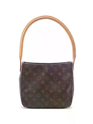 LOUIS VUITTON Monogram Canvas Looping Mm Shoulder Bag - Brown