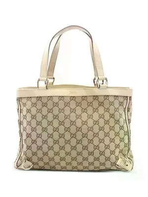 Gucci Gg Canvas Abby Tote Bag - Neutrals