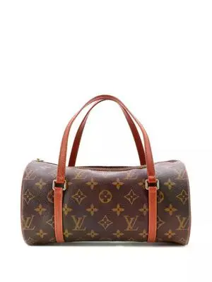LOUIS VUITTON Papillon Satchel Bag - Brown