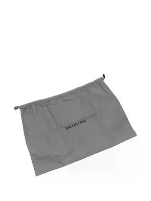 Balenciaga Navy Canvas Pochette Crossbody Bag - Brown