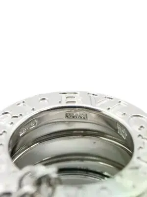 BVLGARI B.zero1 18k White Gold Diamond Pendant Necklace