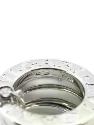 BVLGARI B.zero1 18k White Gold Diamond Pendant Necklace