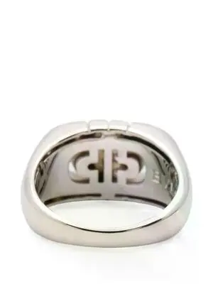 BVLGARI 18k White Gold Parentesi Diamond Ring
