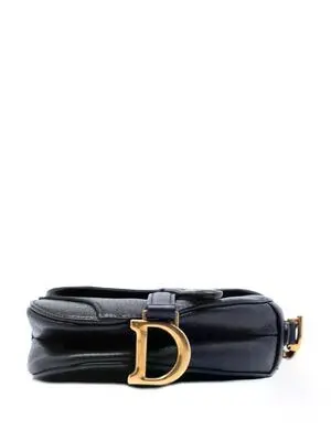 Dior Micro Goatskin Saddle Bag Satchel