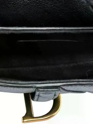 Dior Micro Goatskin Saddle Bag Satchel
