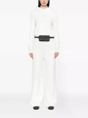 Bottega Veneta Paper Calfskin Intrecciato Cassette Belt Bag - Grey