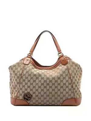 Gucci Gg Canvas Brick Lane Tote Bag