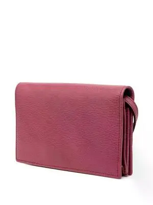 Gucci 2000-2015 Dollar Calfskin Swing Wallet On Strap Crossbody Bag - Pink