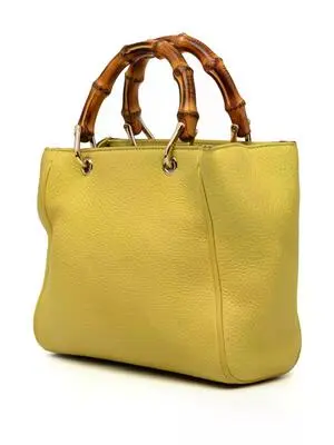 Gucci Mini Calfskin Bamboo Shopper Satchel